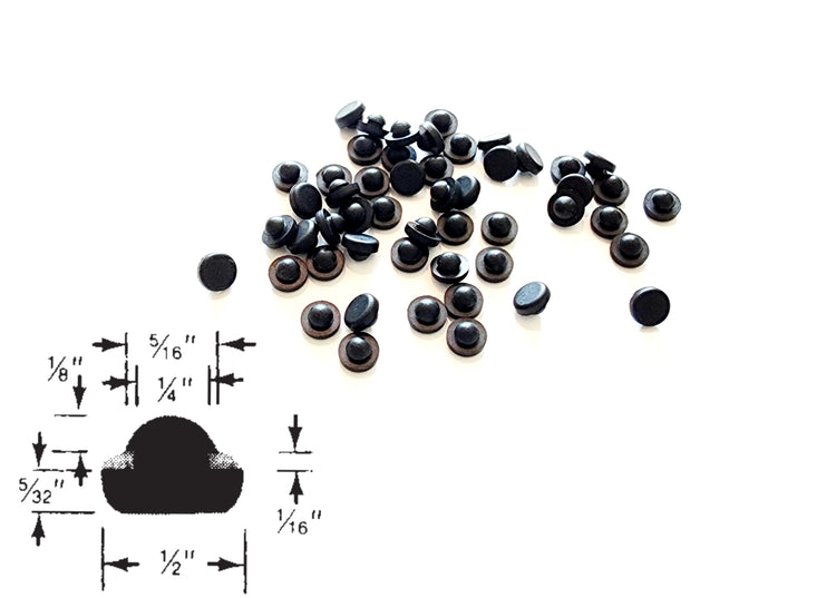 Push-In Rubber Bumper Feet Stoppers/Rubber Hole Plugs/Rubber Button Gr ...