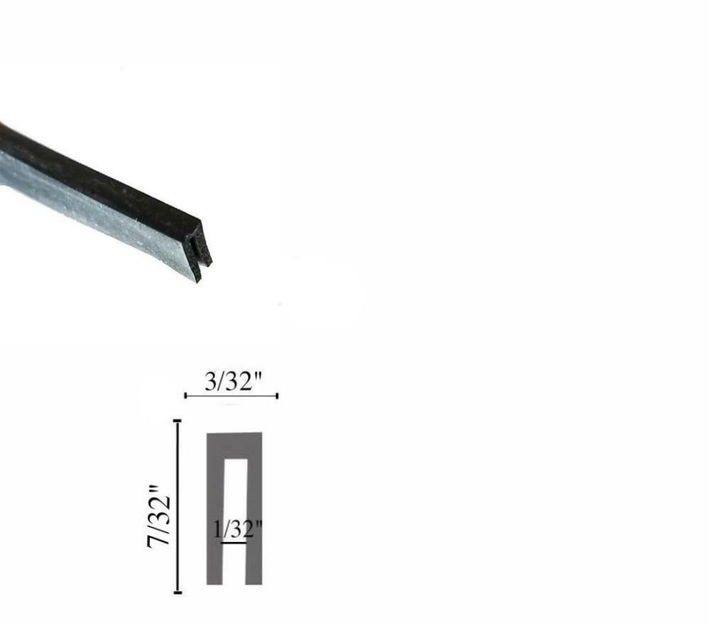 Rubber Edge Trim (U-Channel Edge Guard) | Weatherproof Rubber Seal