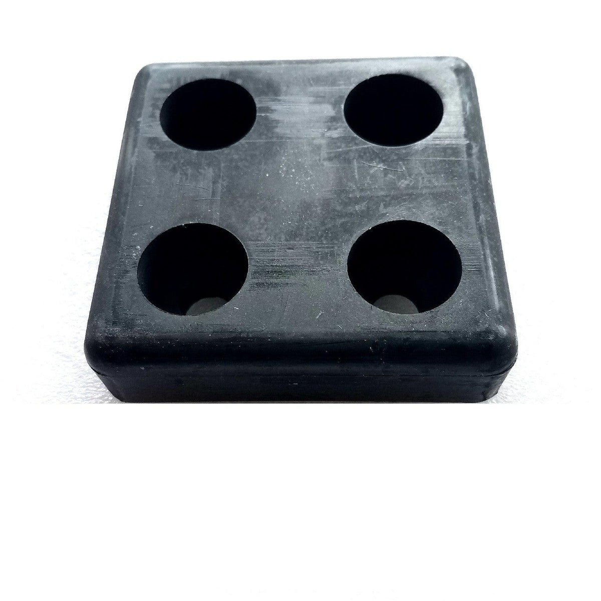 4 Hole Square Rubber Bumper Pad 4" x 4" Wide X 1" Height